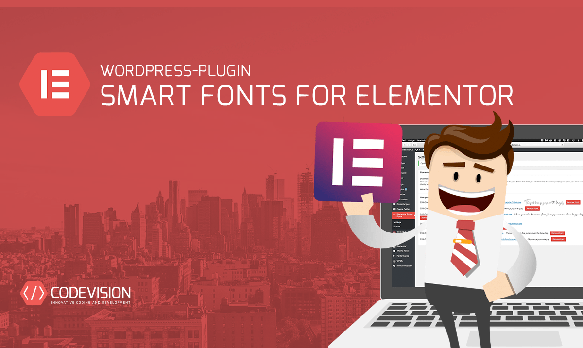 Smart Fonts for Elementor | codevision.io | innovative coding and development